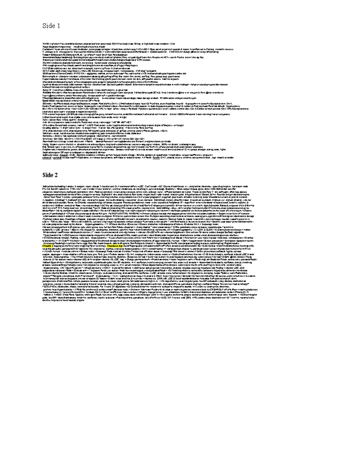 Cheat sheet pcc2 - Side 1 IM-90 Nasal drops- v-iliac - Studocu