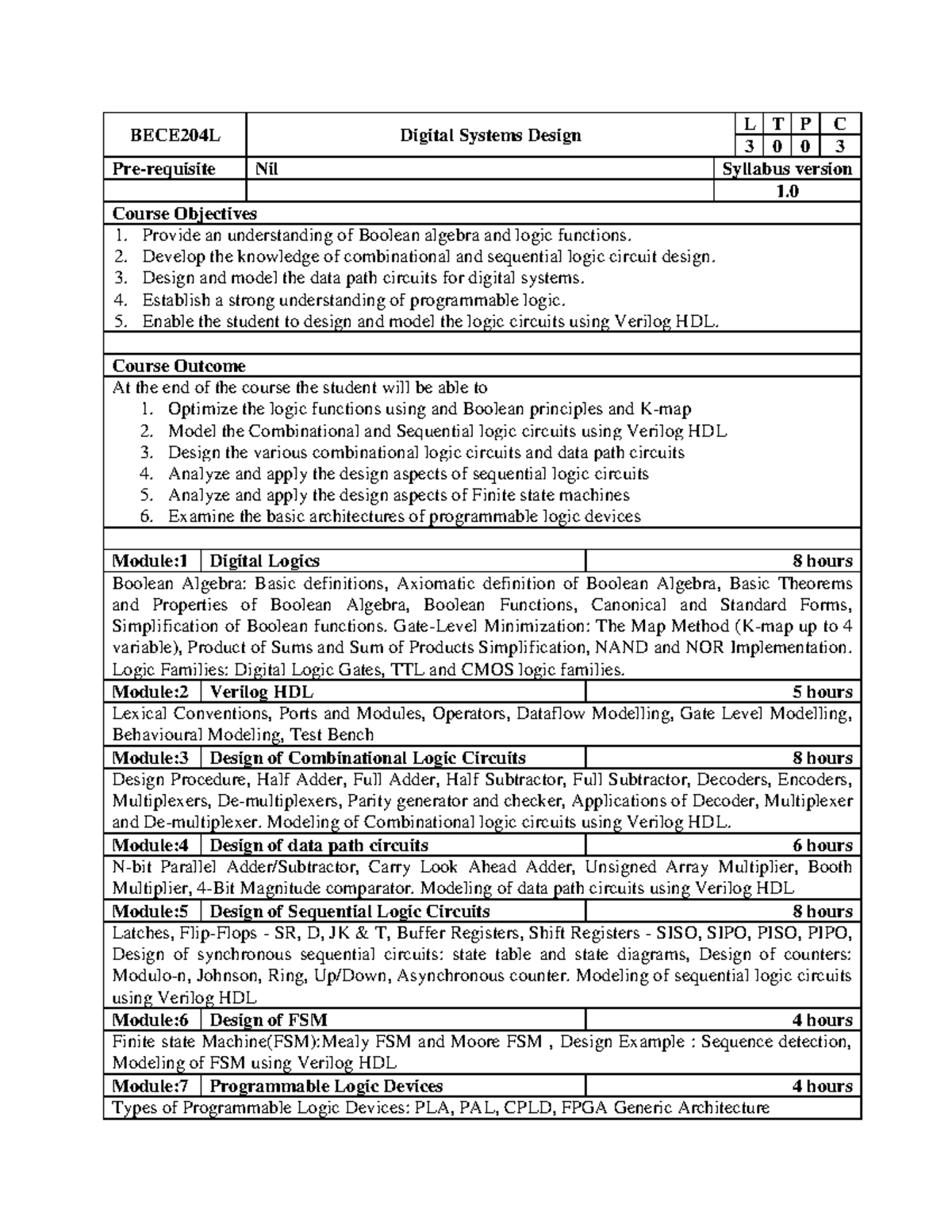 Fallsem 2022-23 BECE102L TH VL2022230102869 Reference Material BECE204L ...