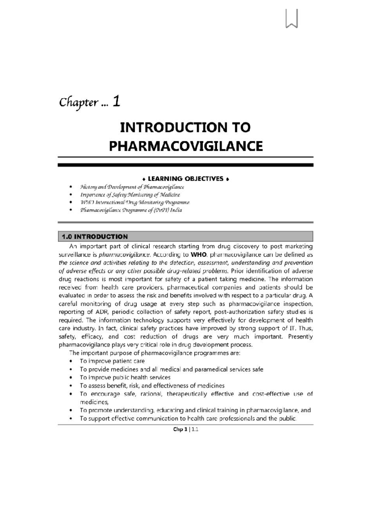 Unit 1 - pharmacovigilance notes - B. Pharmacy - Studocu