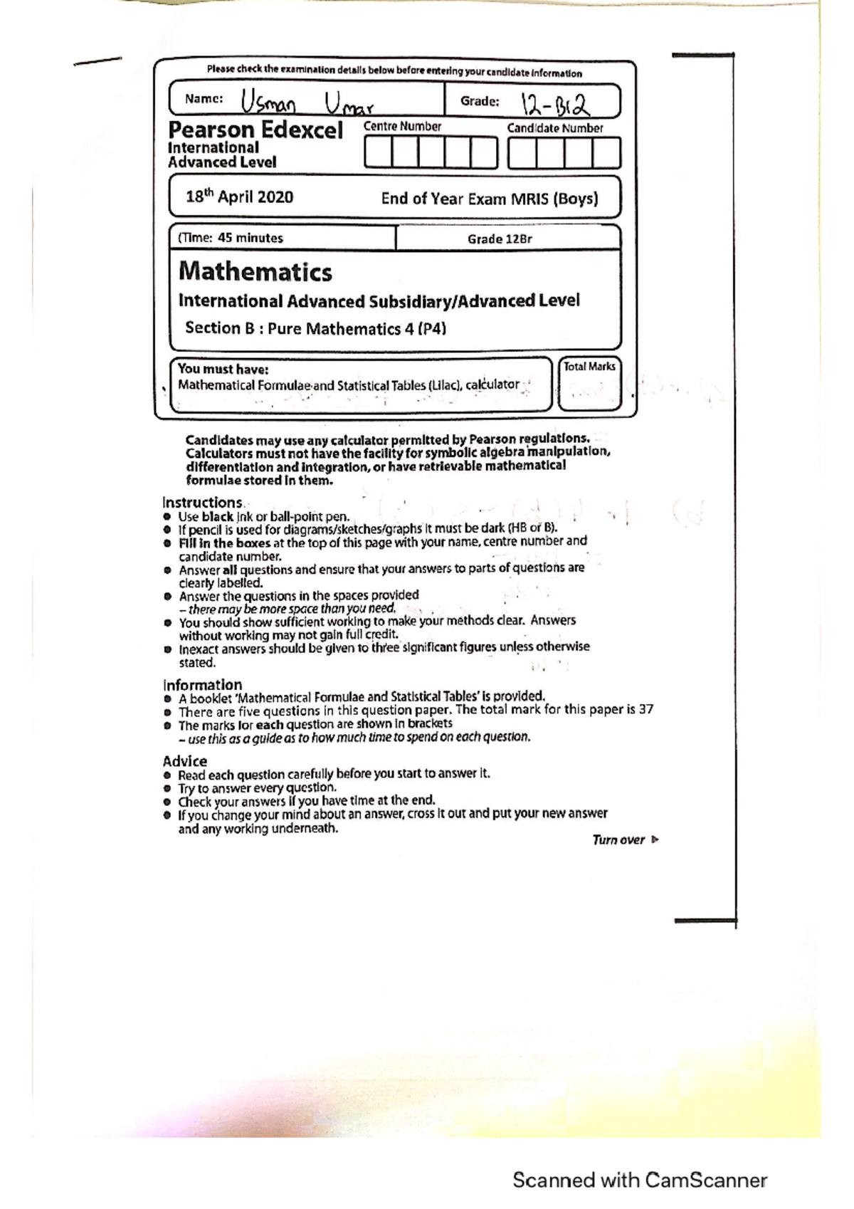 P4 practice test paper - Management Accounting - Studocu