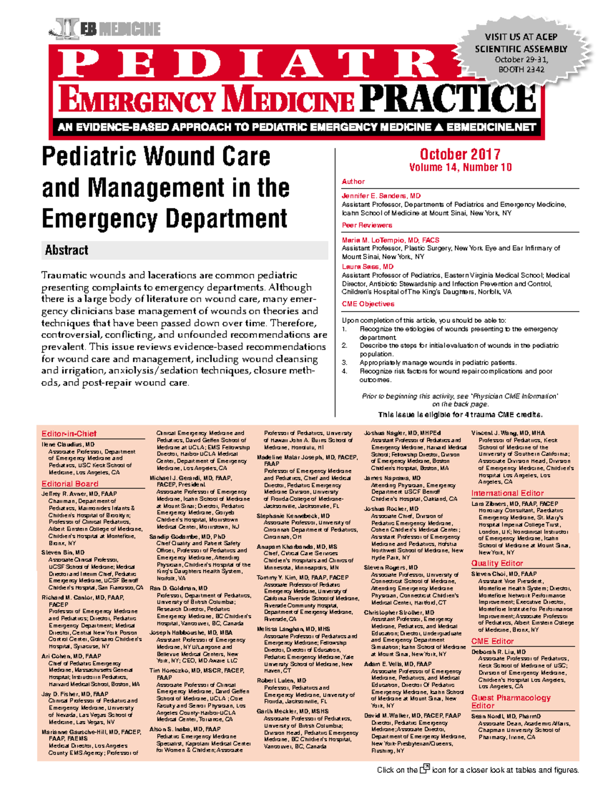 Pediatric Wound Care and Management in the Emergency Department ...