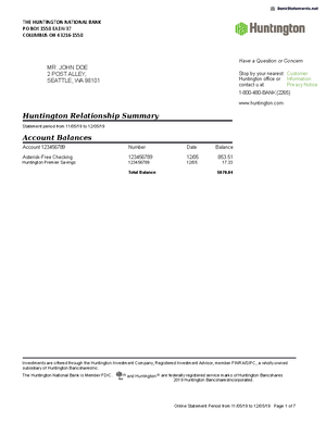 Navy Federal Bank Statement Bank Statements - Statement of Account ...