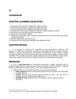 Ch 7 Study Guide and Practice - 7 Cash and Receivables CHAPTER LEARNING ...