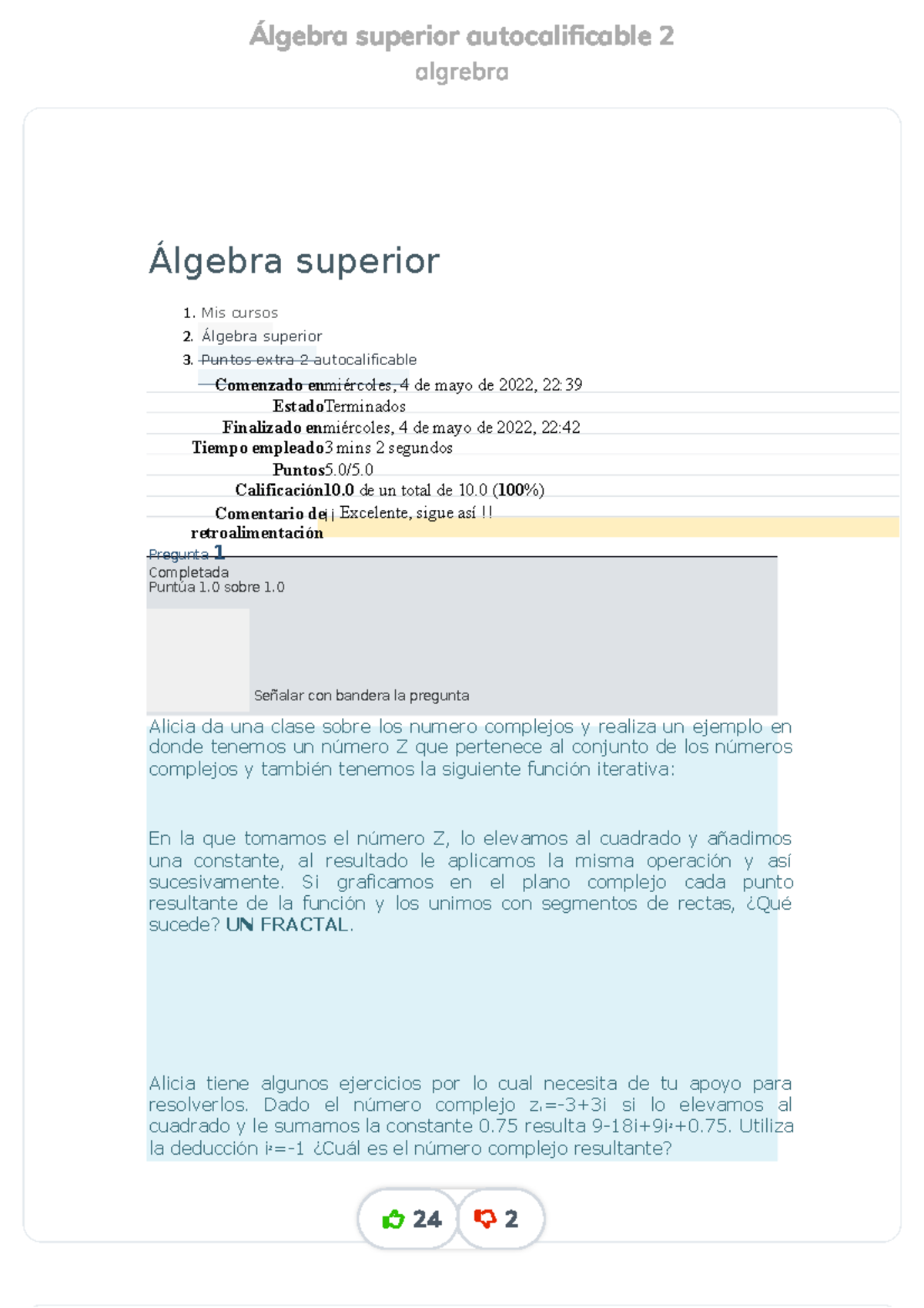 Algebra superior autocalificable 2 - Álgebra superior autocalicable 2 ...