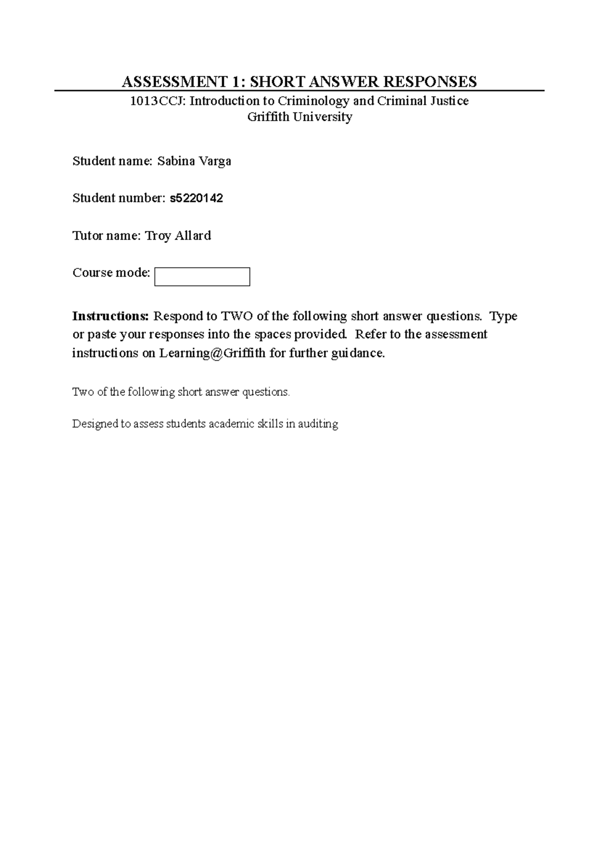 1013CCJ - T1 2021 - Assessment 1 - Short Answer Template - ASSESSMENT 1 ...