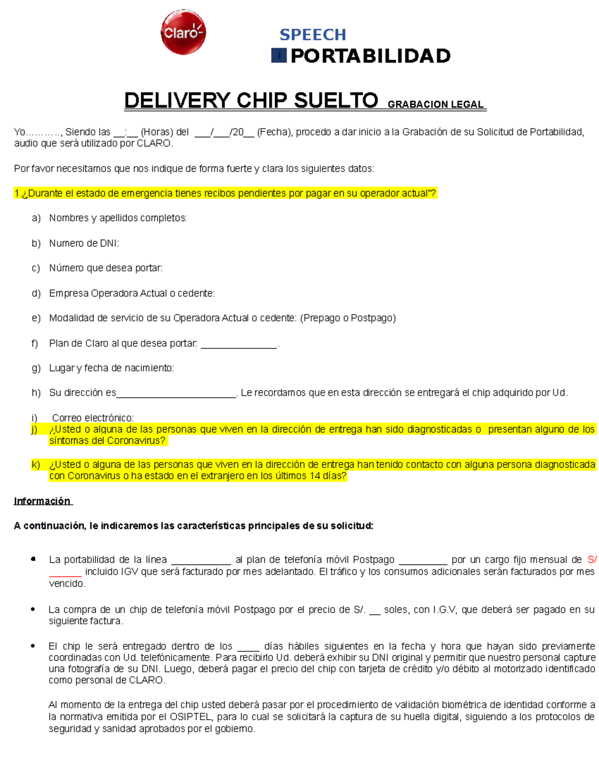 Contrato legal Chip Suelto Delivery - DNI - RUC 2021 - DELIVERY CHIP ...