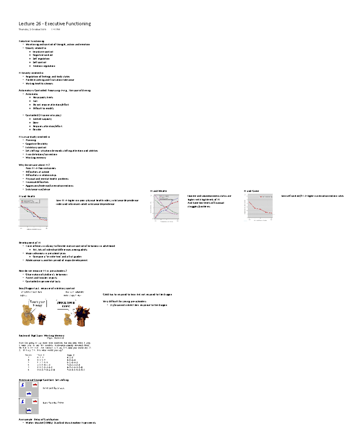 PSYC324 Lecture 26 - Executive Functioning - Warning: TT: undefined ...