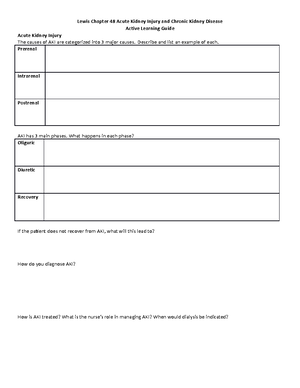 C67 ARF Key Points - notes - Lewis: Medical-Surgical Nursing, 10th ...