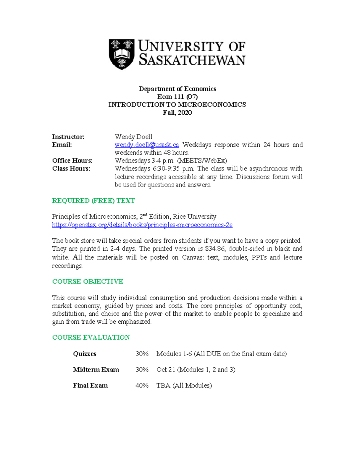 ECON 111.3 (07) course outline Fall 2020-1 - Department of Economics ...