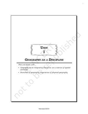 Disaster management project class 9 - Page No. 1 introduction DISESTER ...