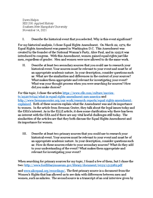 SNHU PSY222 Project Two - PSY-222 - SNHU - Studocu