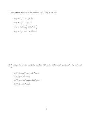 Sample Final for math 251 - MATH 251 Fall 2021 Name: Student Number ...