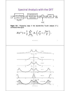 Lec06-FFT2 - Digital SP - Thesis - Topic 13: - Studocu