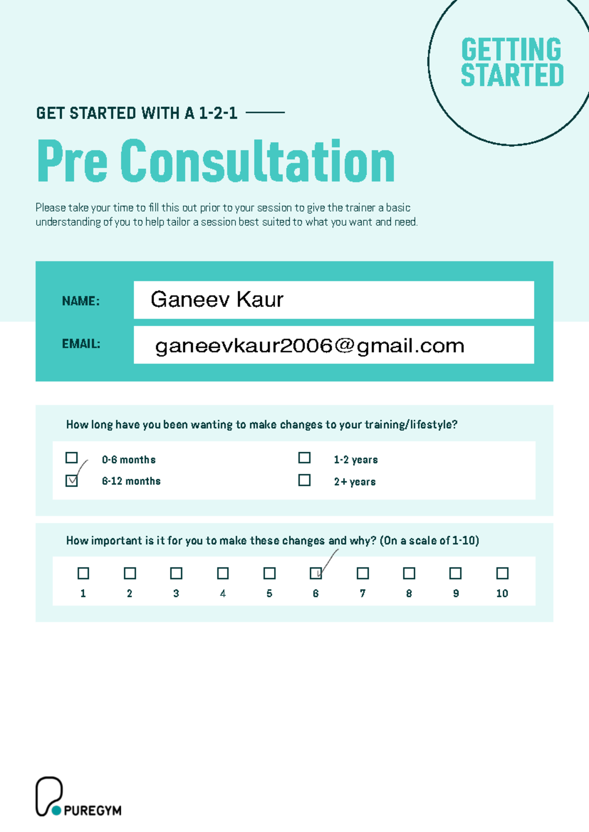 Pre-Consultation form interactive V3 - Pre Consultation GET STARTED ...