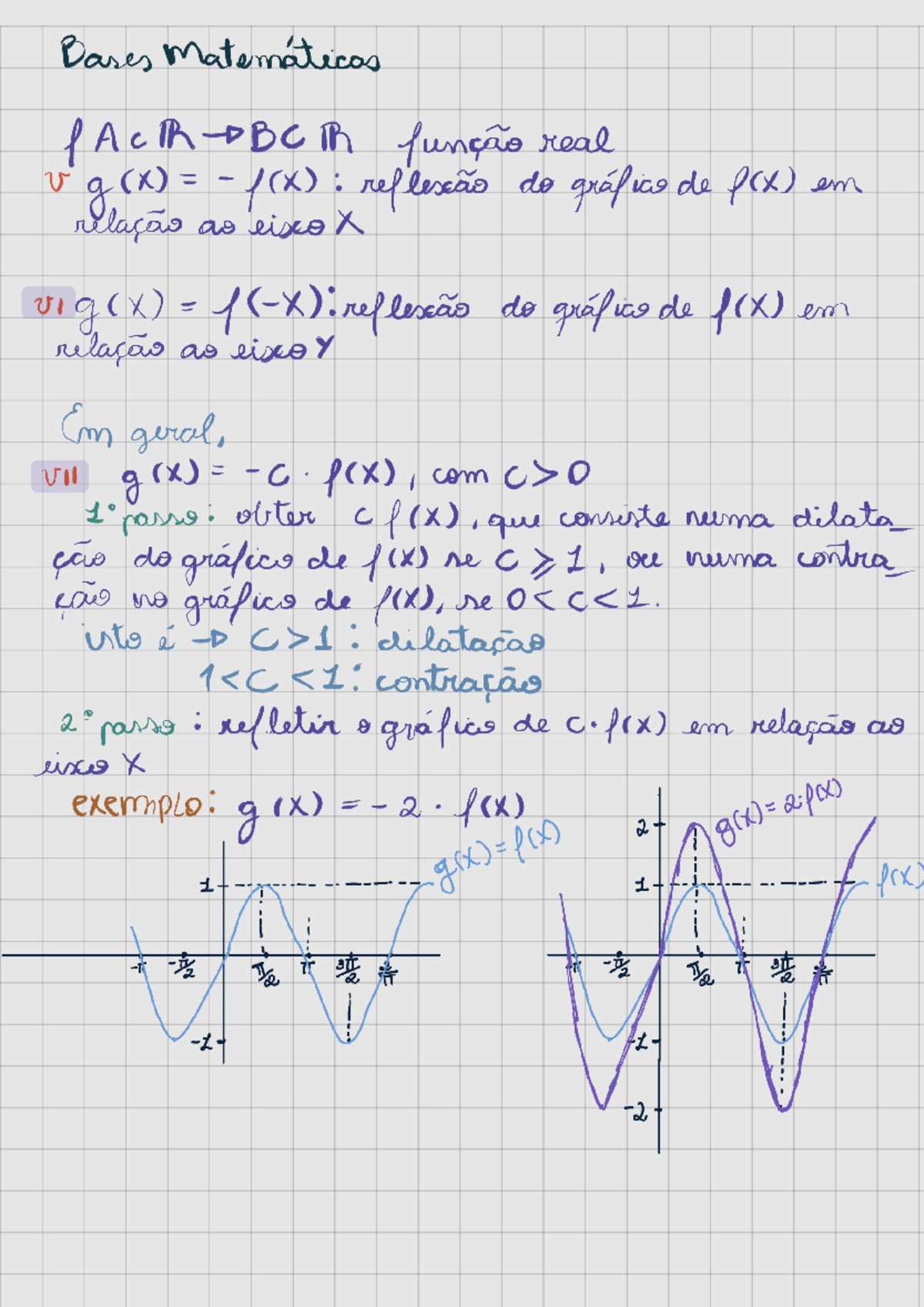Bases matemáticas - Anotações da aulas de BM, com conteúdo da P2, e ...