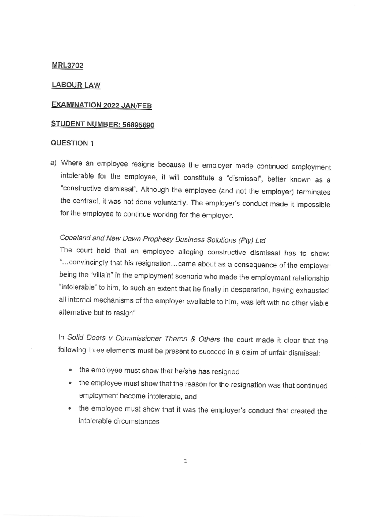 MRL3702 FEB SUPP - MRL3702 - Studocu