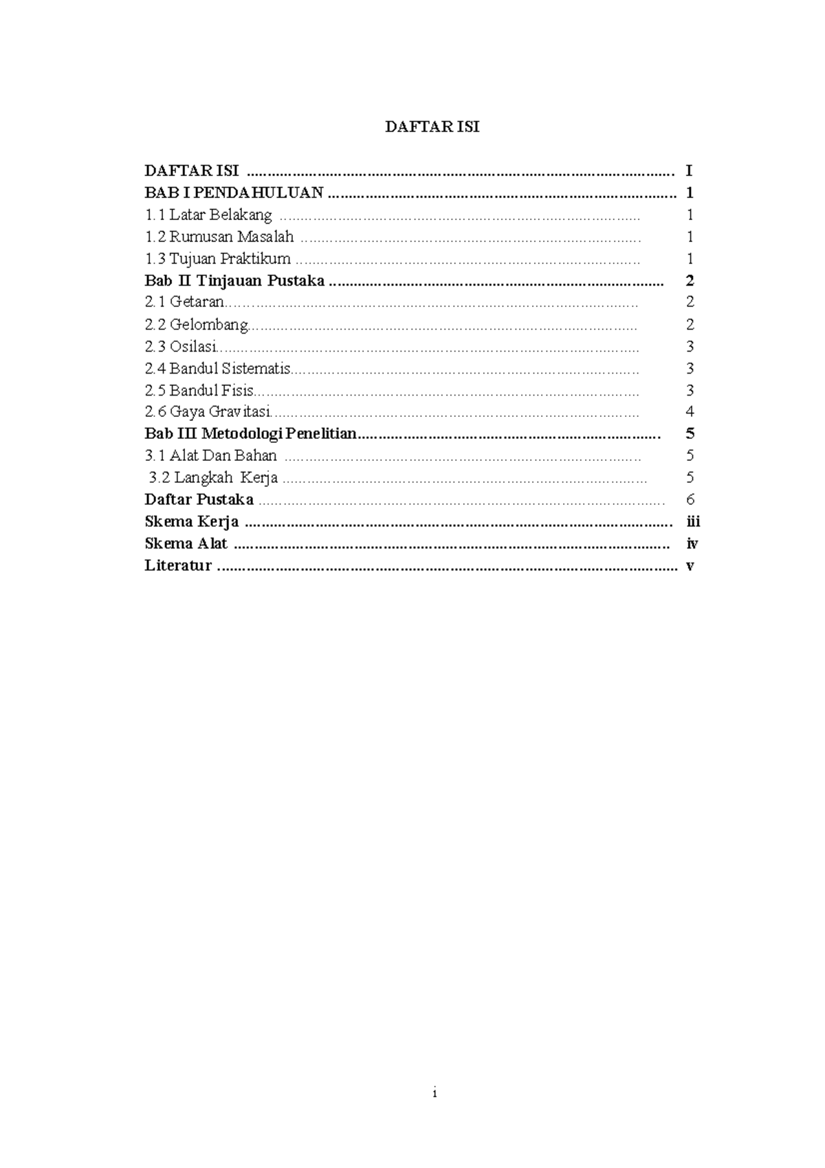 Jurnal Bandul Matematis - DAFTAR ISI DAFTAR ISI - Studocu