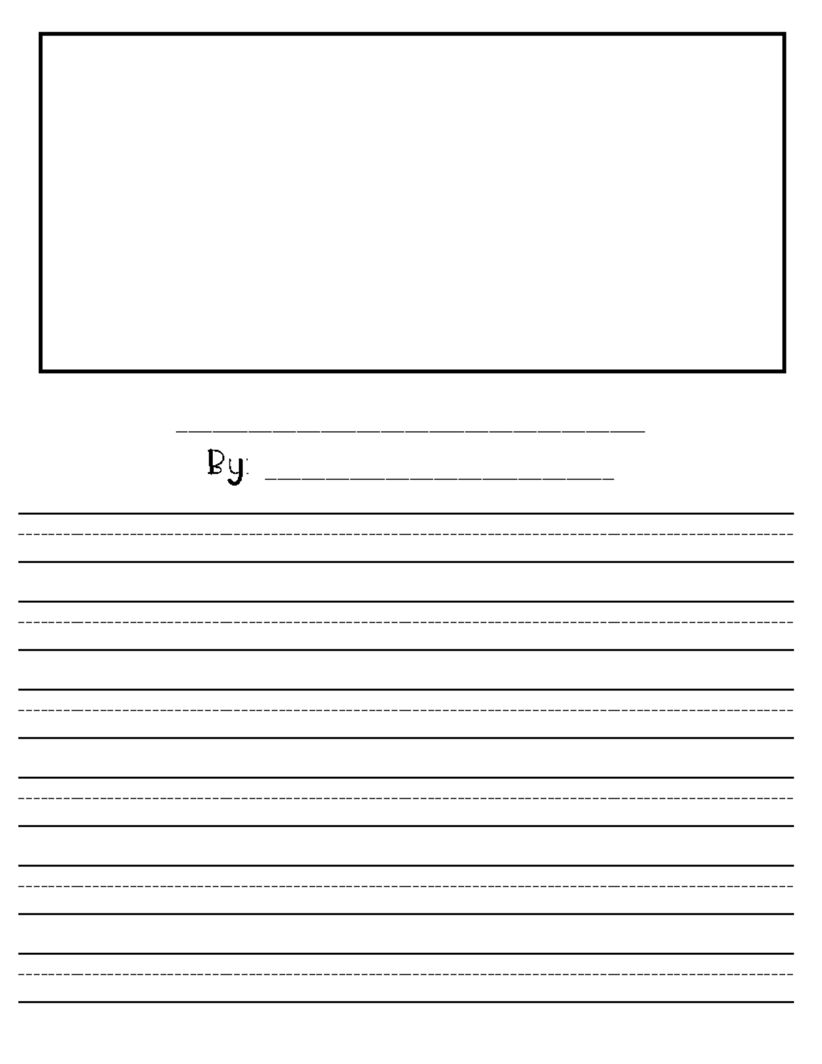 2nd Grade Writing Paper-1 - By By - Studocu