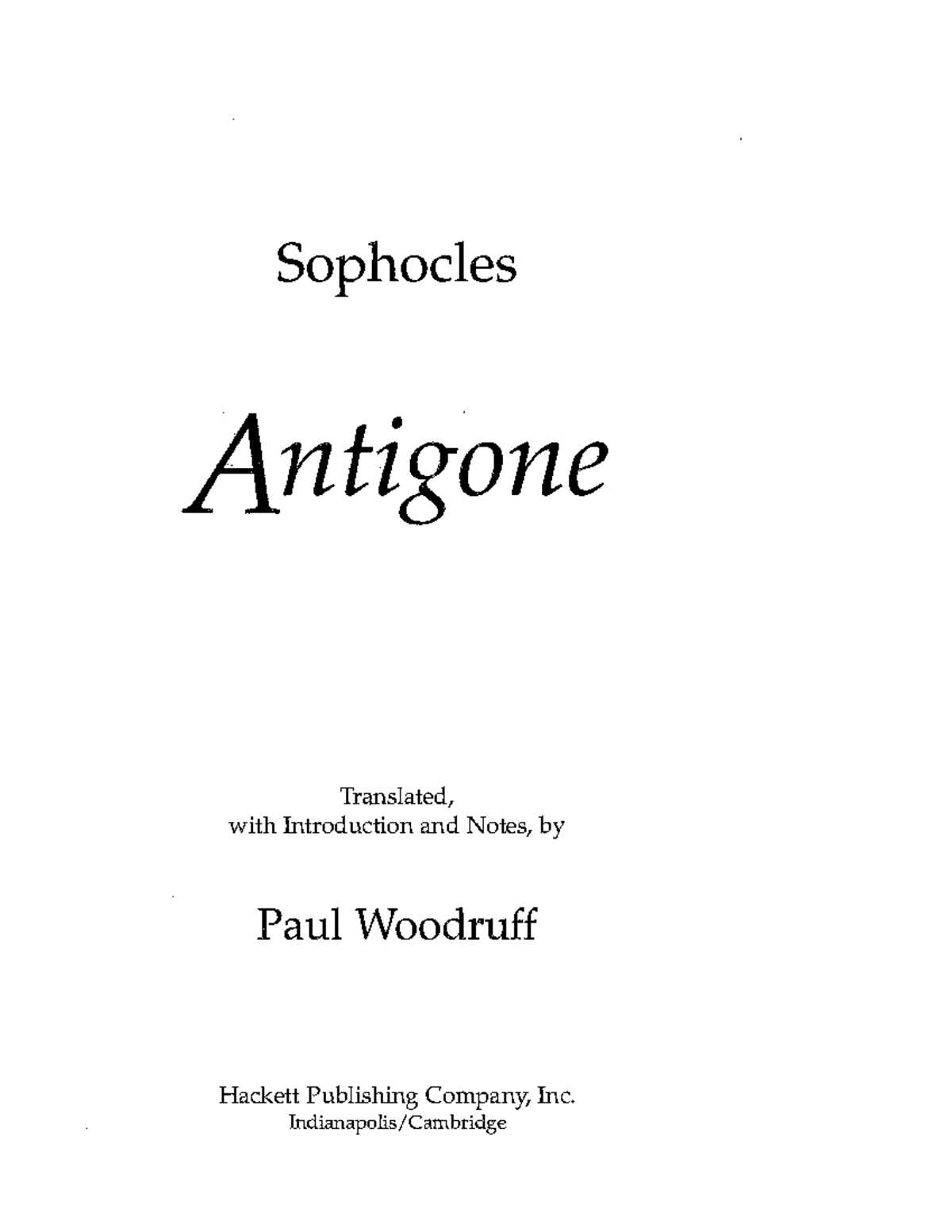 Sophocles - Antigone - Beautiful work of art - Sophocles ntigone ...
