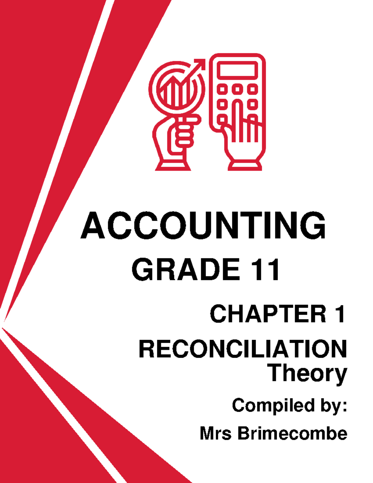 Accounting Gr 11 reconciliation Chapter 1 theory - © ACCOUNTING CHAPTER ...