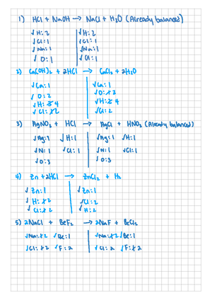 Chem lab 11 - lab work - 2-13: Creating a Solution of Known Molarity In this assignment, you ...