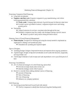 Final exam - Chapter 5: A business plan is a carefully constructed ...