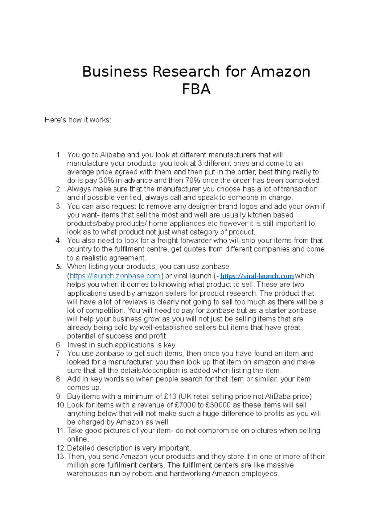 Amazon research - Business Research for Amazon FBA Here’s how it works ...
