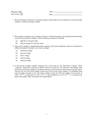 Physics Semester 1 Review (1-3, 5-6) - PPhhyyssiiccss Unit 1 ...