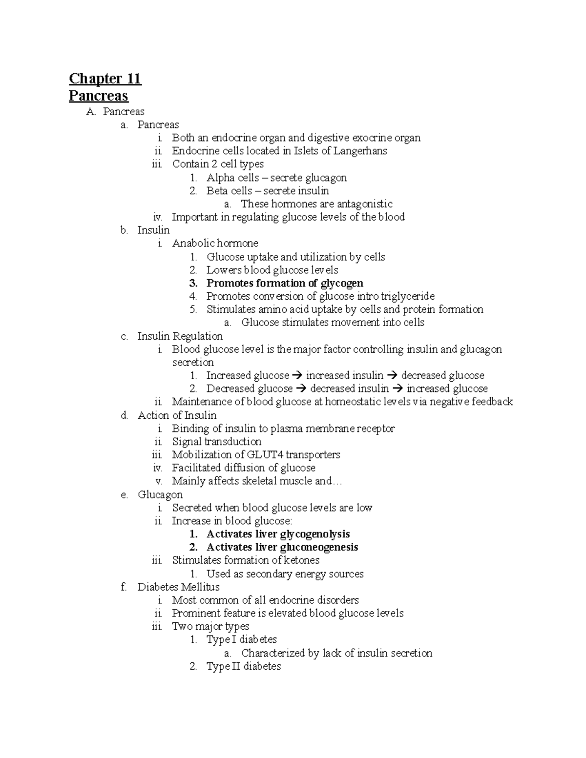 Physiology Unit 3 - Unit 3's notes, chapter 11-chapter 15 with ...