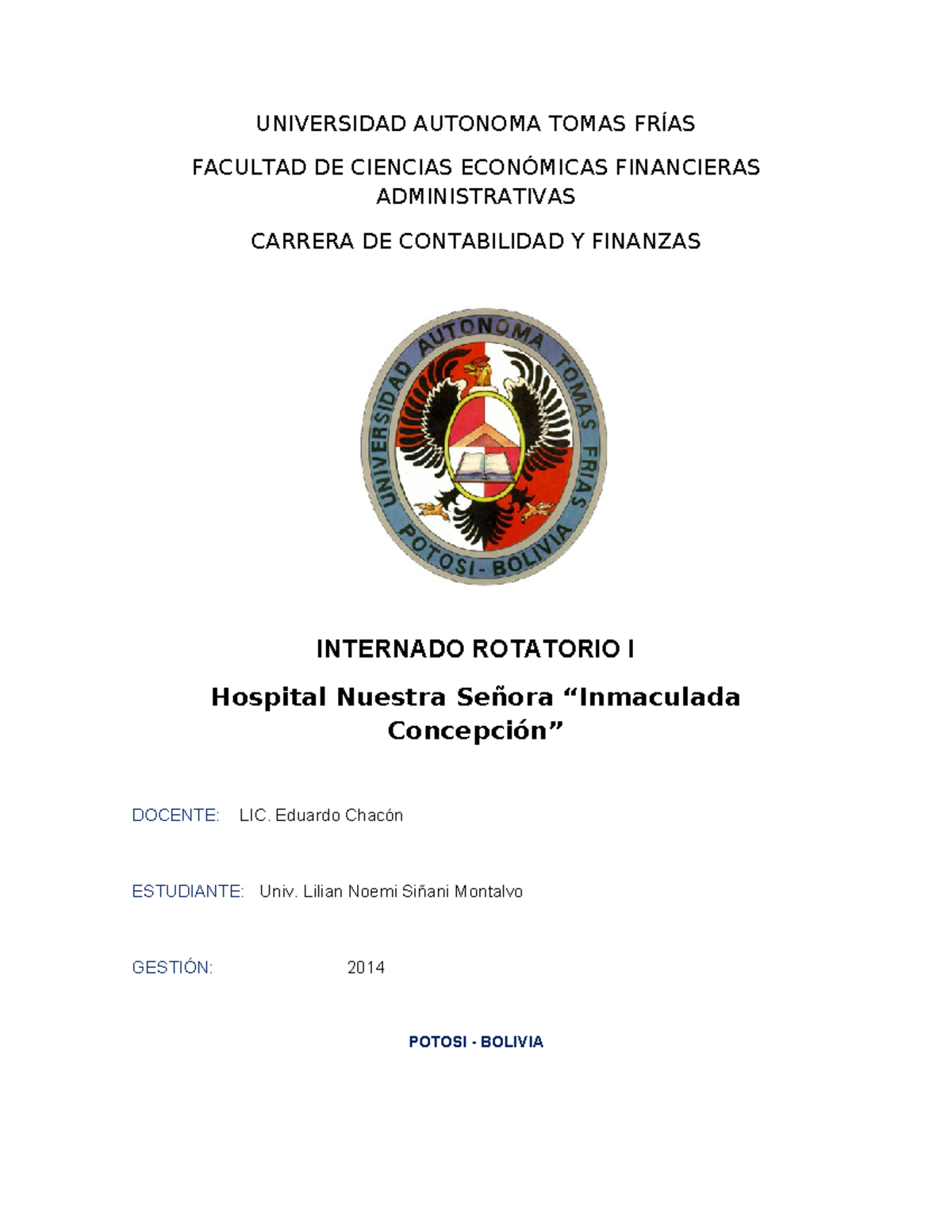 Caratula DE 760 - Planificación de proyectos - UNIVERSIDAD AUTONOMA ...