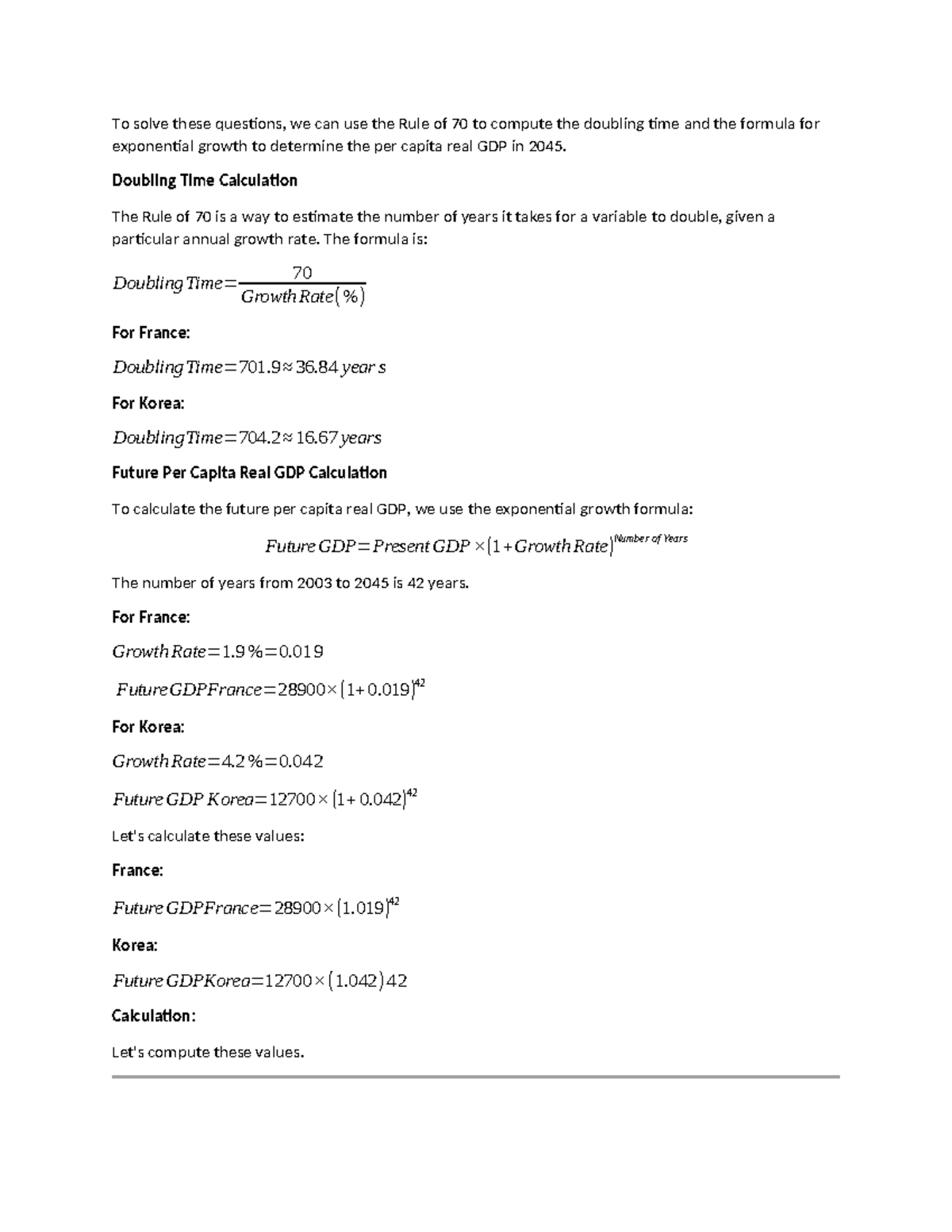 Unit 7 - The essay includes detailed computations and concludes with a ...