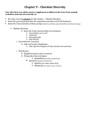 Chapter 16 - Biology 1407 outline notes, filled in from Dr. Burns ...
