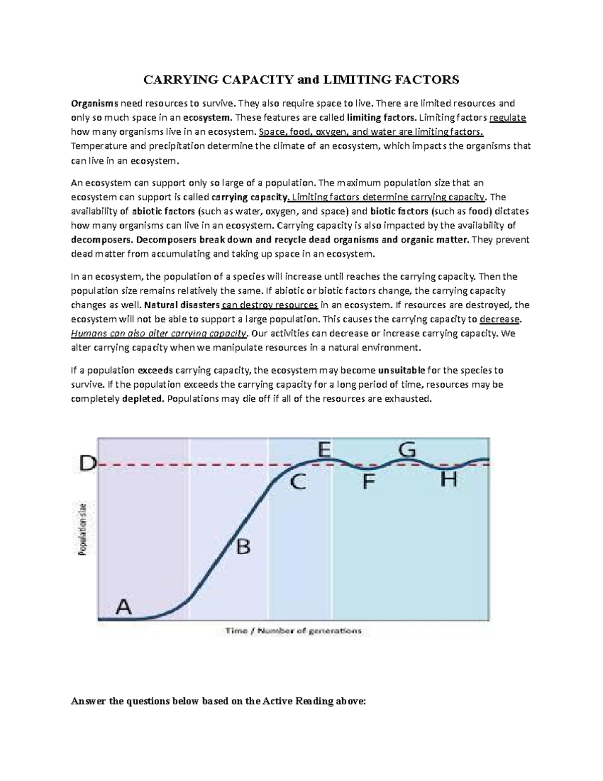 Treyvone Branscomb - Carrying Capacity and Limiting Factors March 13 ...