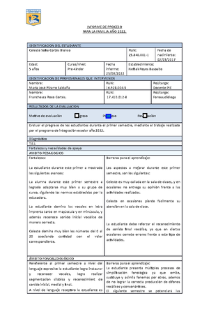 PEFE 4 a 6,11 anos pdf - PAUTA DE EVALUACIÓN FONOAUDIOLÓGICA PARA NIÑOS ...