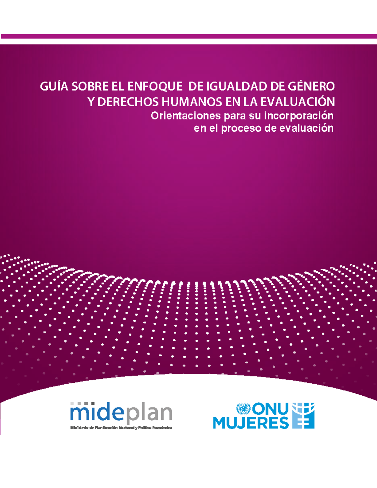 1. Enfoque de Género - Orientaciones para su incorporación en el ...