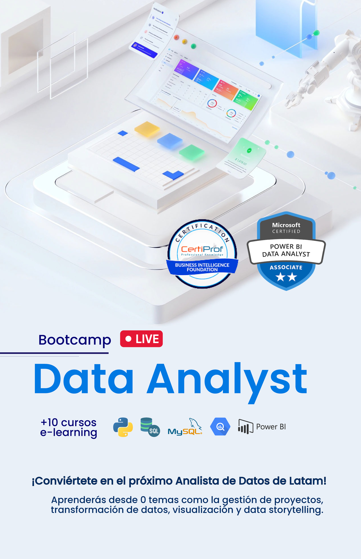 Bootcamp Data Analyst - aaaa - Bootcamp Data Analyst +10 cursos e-learning ¡Conviértete en el ...