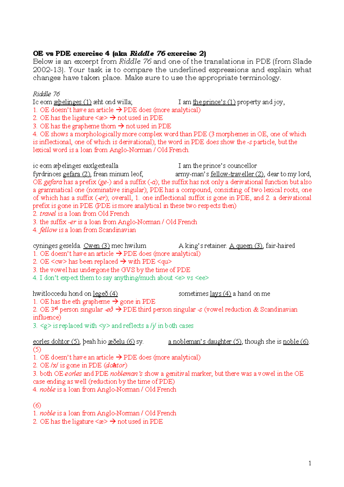 OE vs PDE Exercises w. answers 2 - 1 OE vs PDE exercise 4 (aka Riddle ...