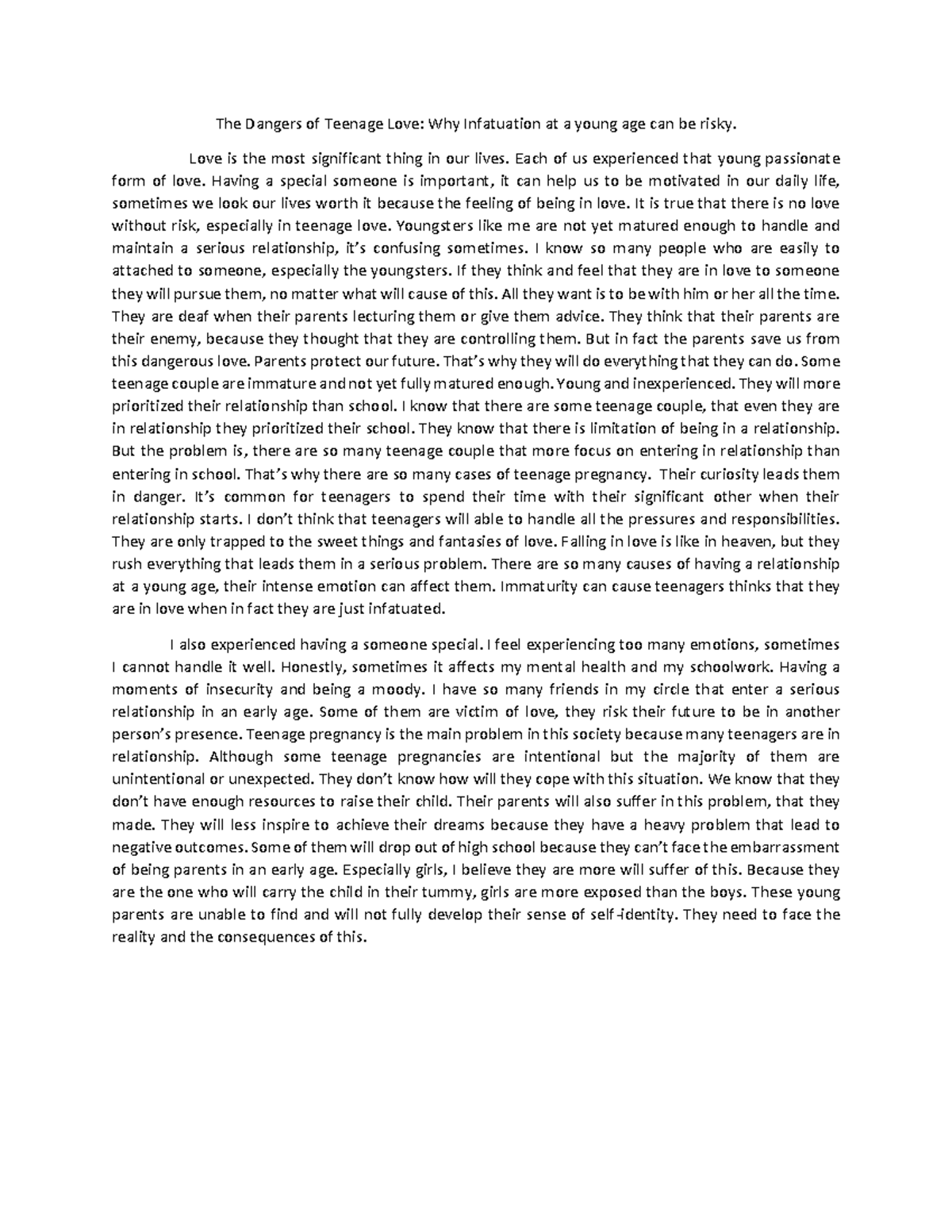 The-Dangers-of-Teenage-Lov1-1 - The Dangers of Teenage Love: Why ...