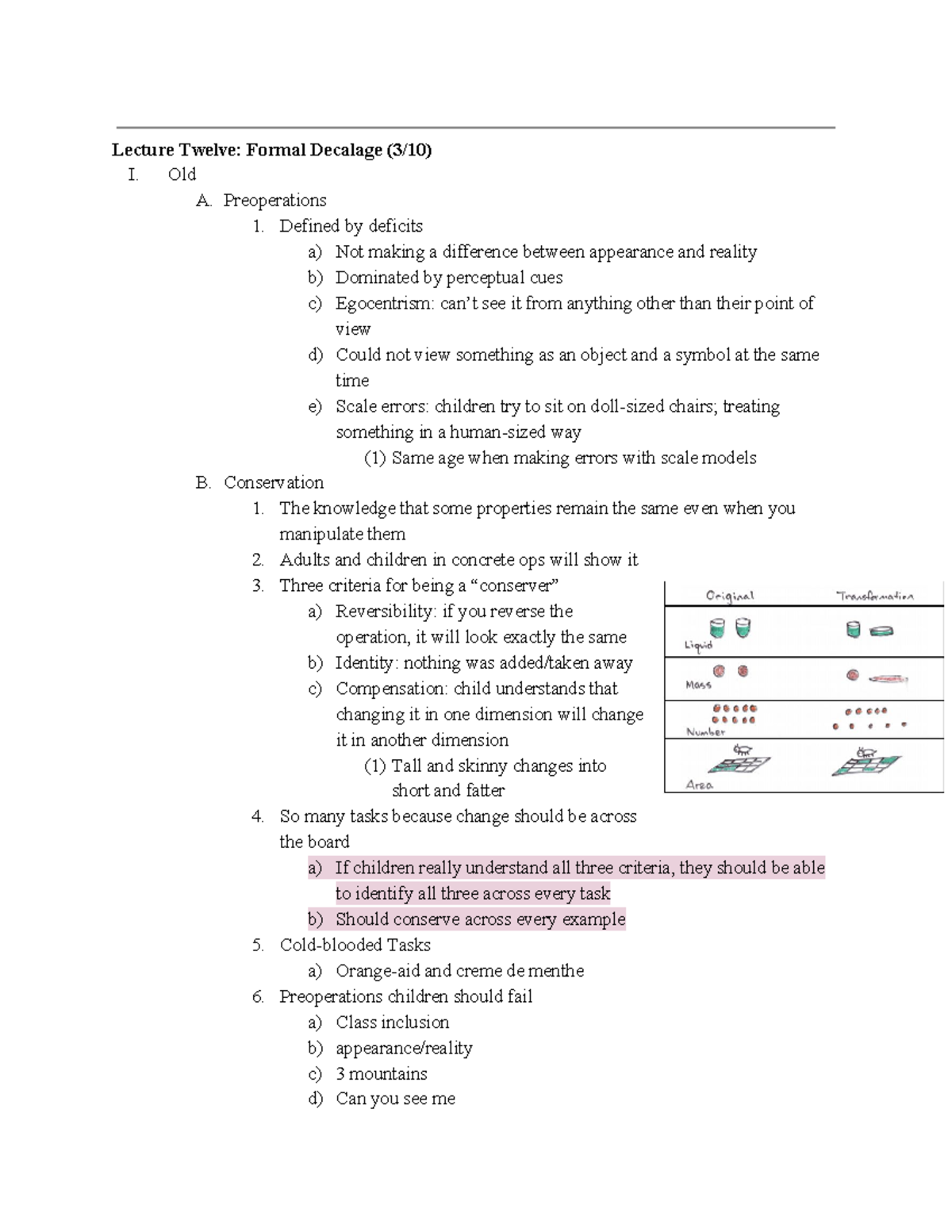 Lecture 12 and 13 - Lecture Twelve: Formal Decalage (3/10) I. Old A ...