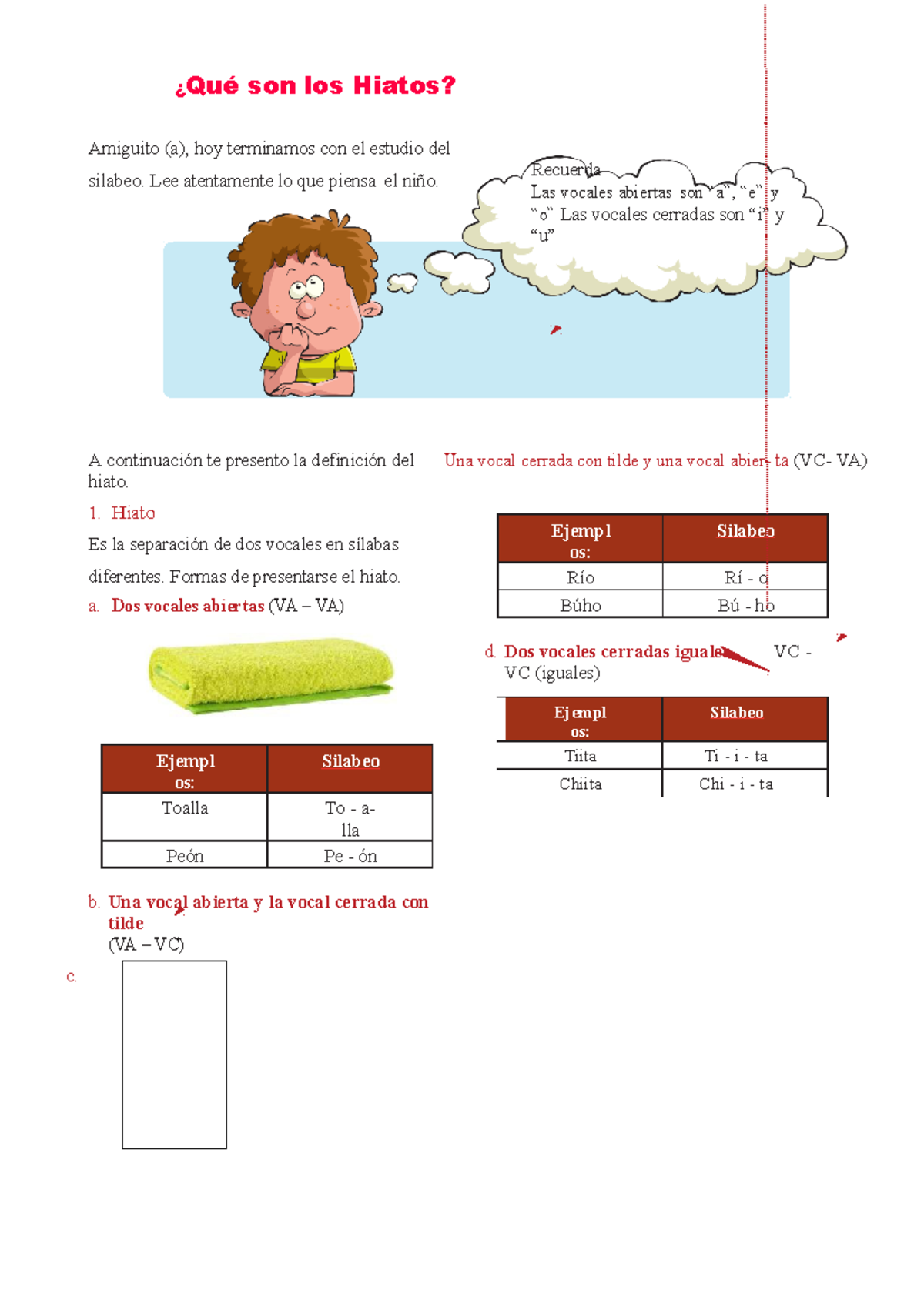 Qué-son-los-Hiatos - Material ortográfico - ¿Qué son los Hiatos ...