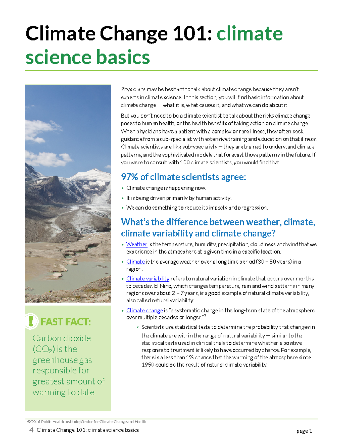 Climate 101 - glod reaf - Climate Change 101: climate science basics ...