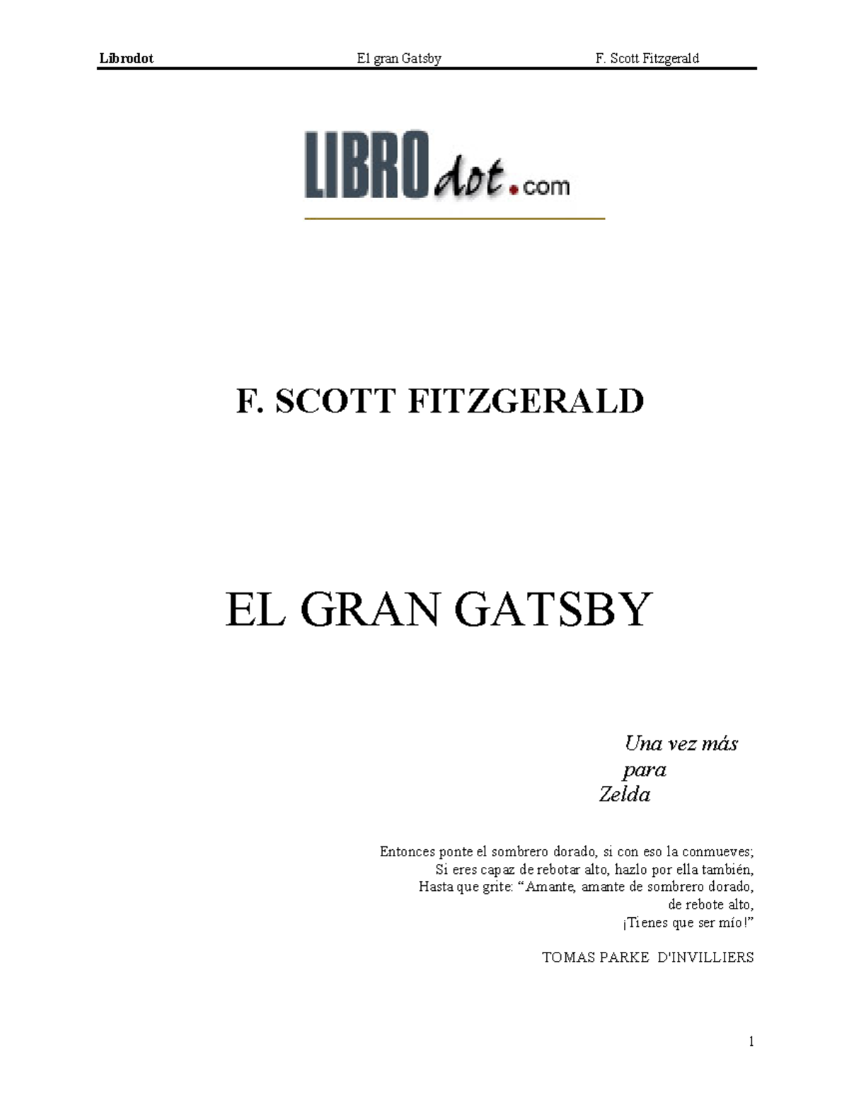 El-Gran-Gatsby - slfsd,fl,dl,flsdf,dlf,lf,dlf,dsl,fdslñf,ldf ...