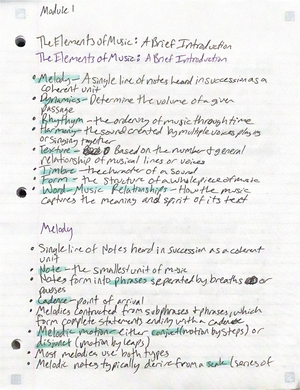 Module 1 - notes - The Elements of Music: A Brief Introduction Melody A ...