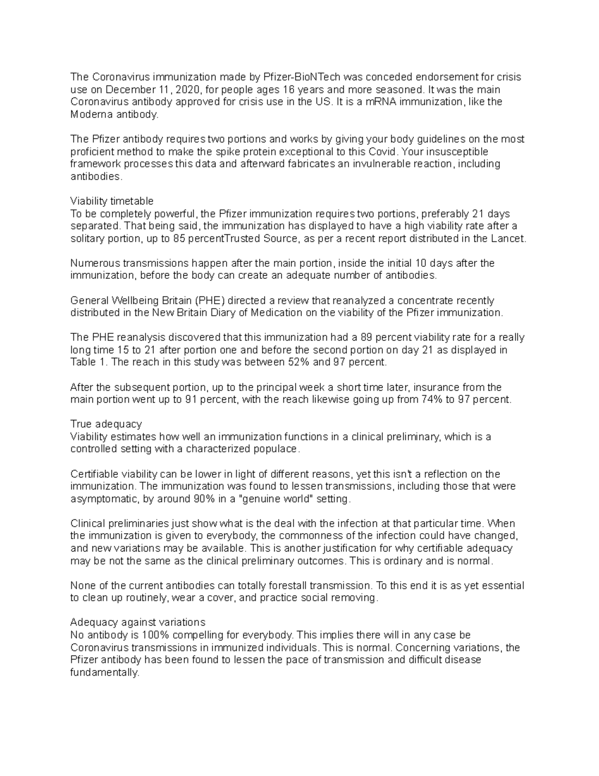 Doc18 - paper - The Coronavirus immunization made by Pfizer-BioNTech ...