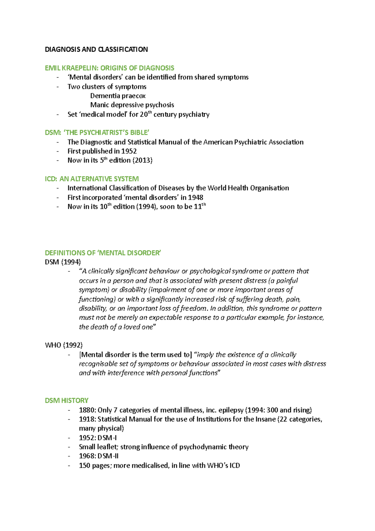 Diagnosis AND Classification - DIAGNOSIS AND CLASSIFICATION EMIL ...