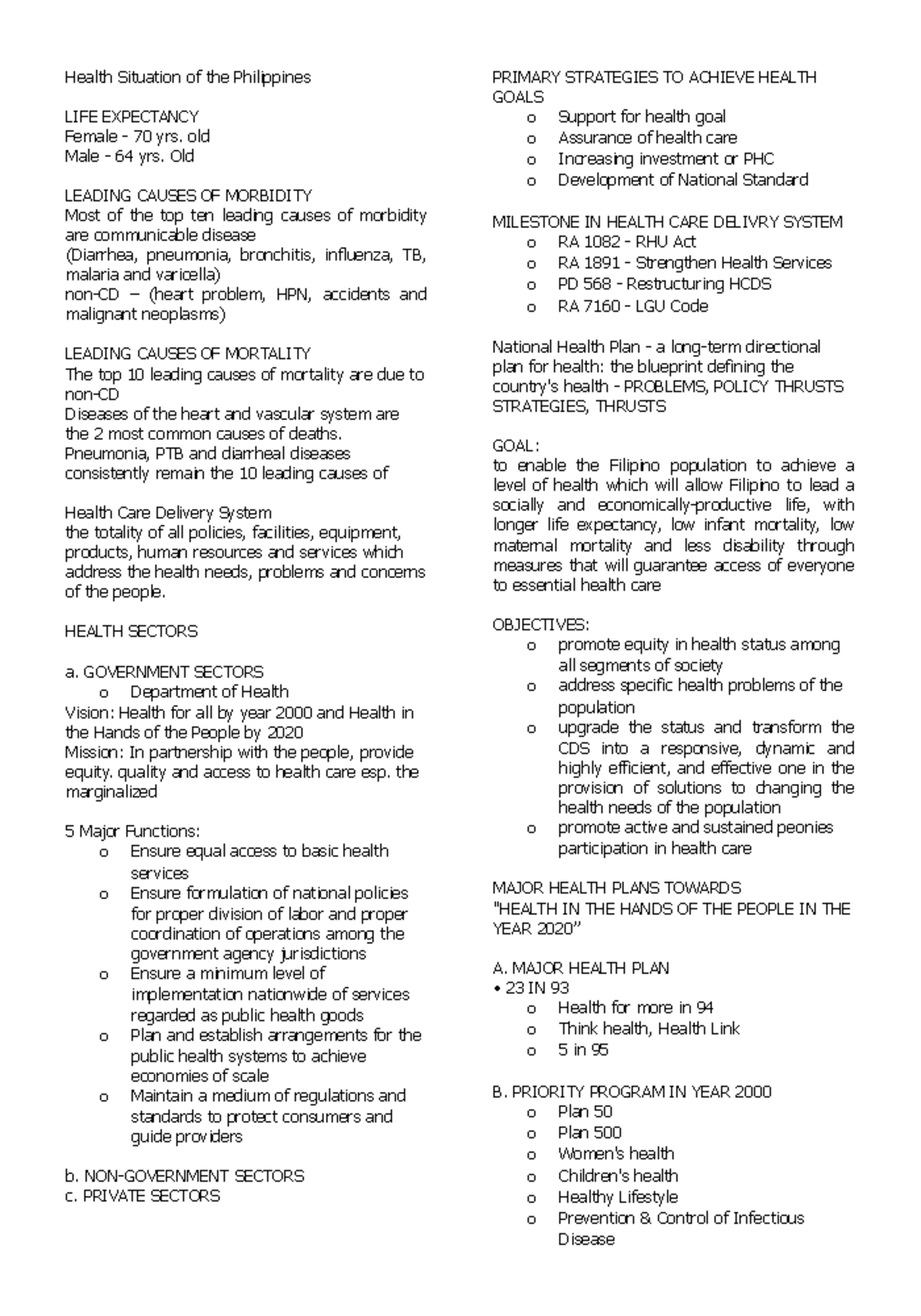 CHN - NURSING CARE MANAGEMENT_COMMUNITY HEALTH NURSING - Health ...