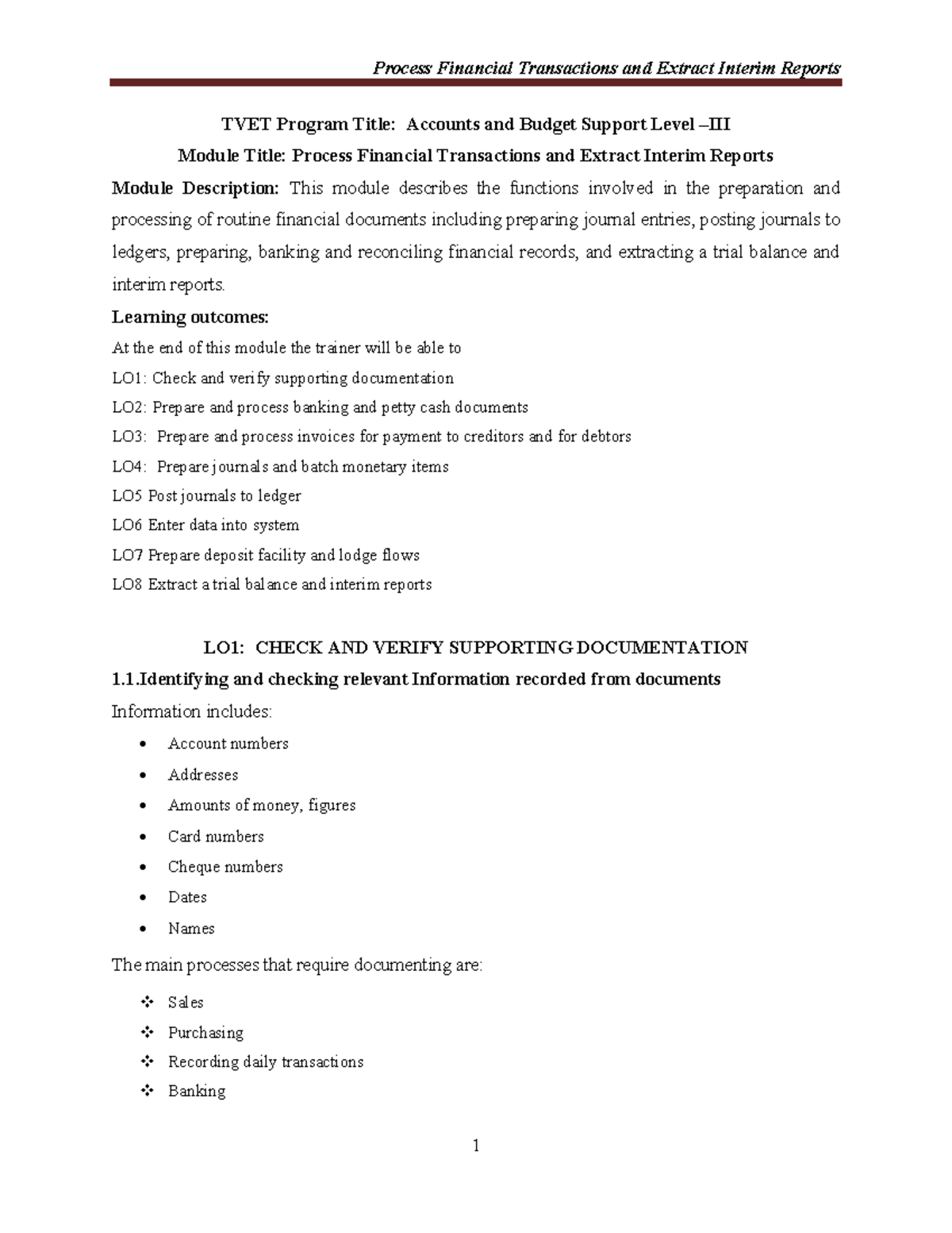 01= Process Financial Transactions and Extract Interim Reports L=3 ...