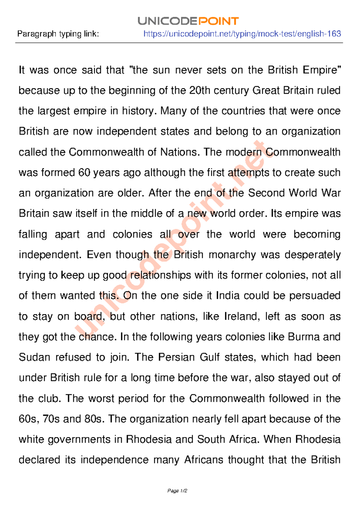 English-163 - Typing test paragraphs - Paragraph typing link ...