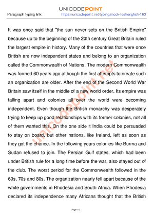 English-166 - Typing test paragraphs - Paragraph typing link ...