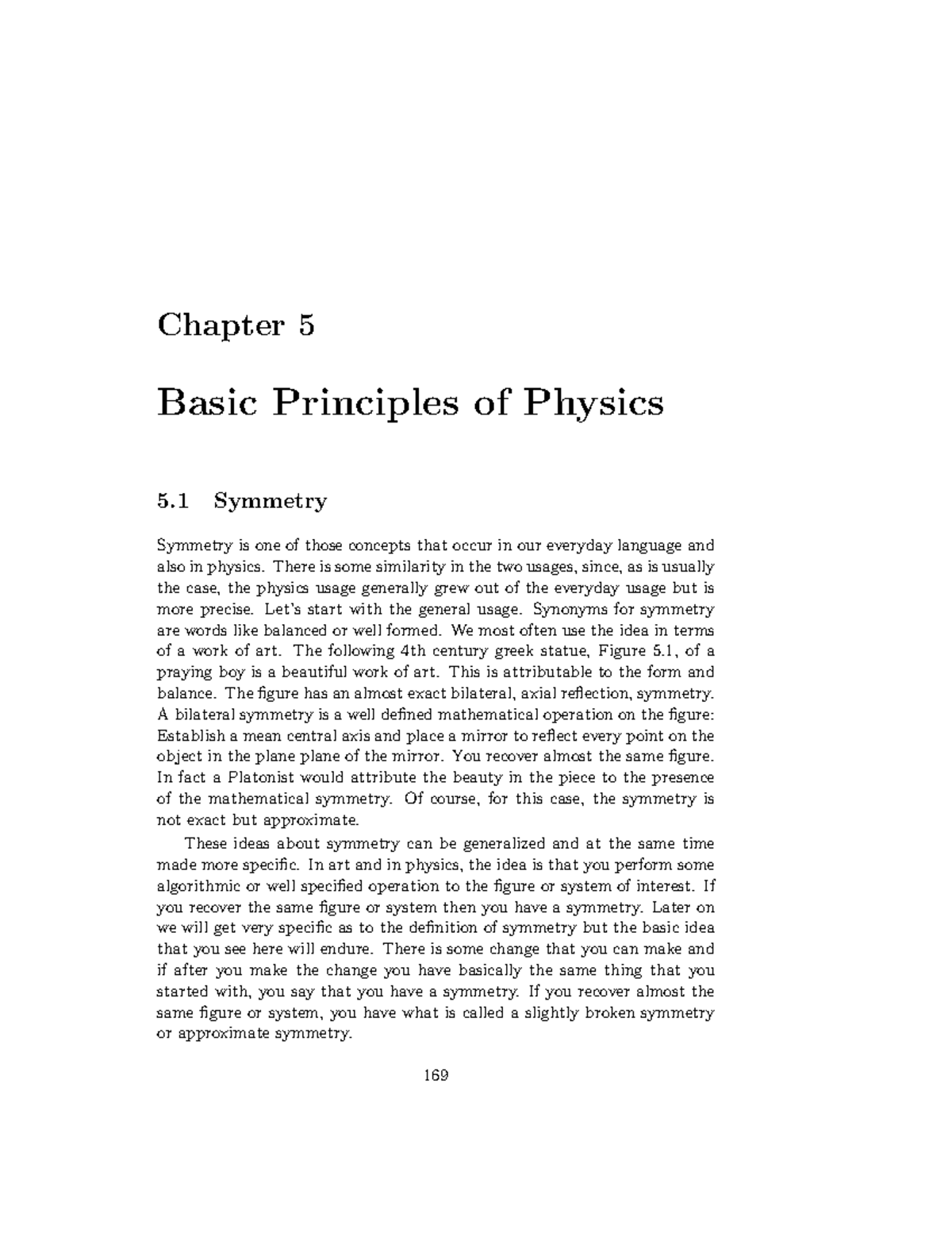 Basic Principles of Physics - Department of Physics - Chapter 5 Basic ...